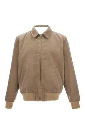 A.p.c. Corduroy Zip-fastening Jacket - Brown