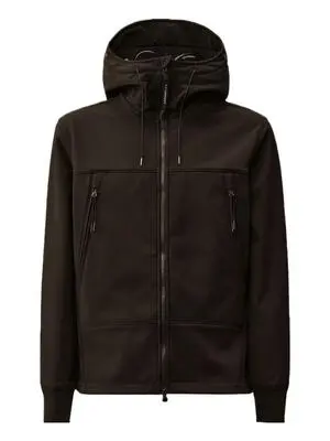 C.P. COMPANY Shell-r Goggle Hooded Jacket - Black