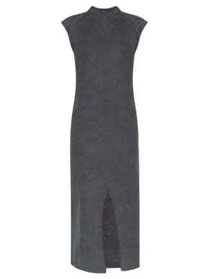 JIL SANDER Sleeveless Maxi Dress - Grey