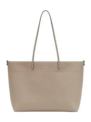 Fendi Roll Medium Tote Bag - Nude
