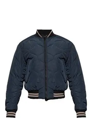 Dries Van Noten Quilted Bomber Jacket - Black