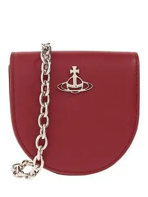 VIVIENNE WESTWOOD Logo Shoulder Bag - Red