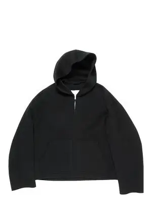 Acne Studios Zip-up Hooded Sweater - Black
