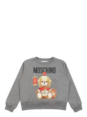 Moschino Printed Sweater - Gray