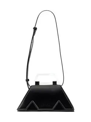 MSGM Debossed-logo Hand Bag - Black