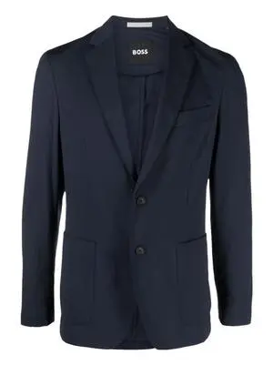 Hugo Boss Single-breasted Blazer - Black