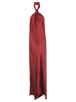 ANN DEMEULEMEESTER Sleeveless High Neck Maxi Dress - Red