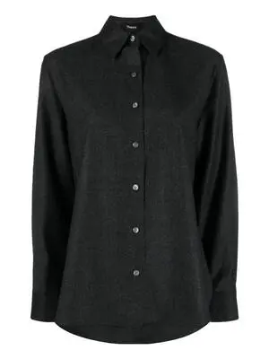 Theory Long Sleeve Shirt - Black