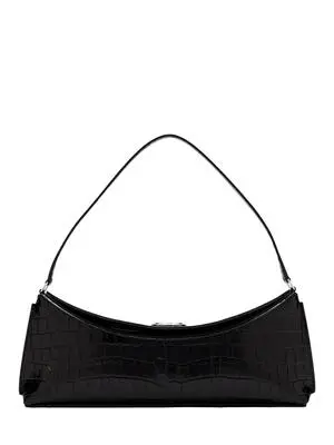 Jacquemus Embossed Shoulder Bag - Black