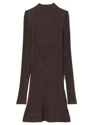 PROENZA SCHOULER Proenza Schouler Ribbed Mock Neck Mini Dress