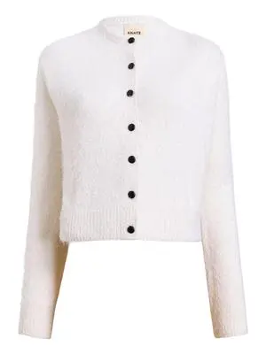 Khaite Button-fastening Cardigan - White