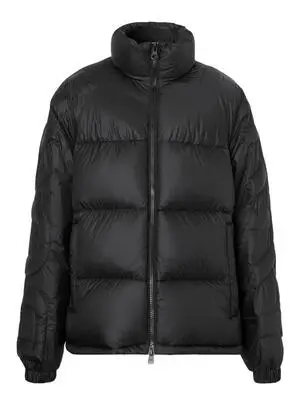 Burberry Padded Funnel Neck Zipped Jacket - Black