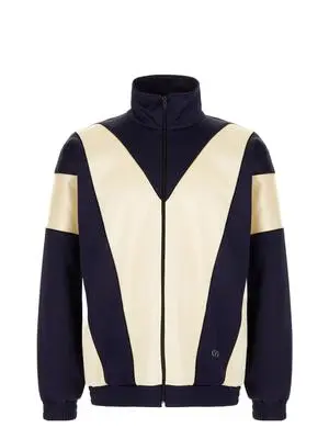 Valentino Garavani Logo-patched Zip-up Sweatshirt - Black