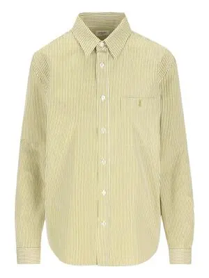 SAINT LAURENT Saint Laurent Striped Button-Up Shirt