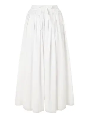 DOLCE & GABBANA Dolce & Gabbana Lace Trim Midi Skirt