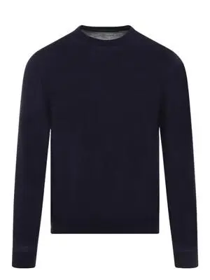 Kiton Knitted Crewneck Pullover - Black