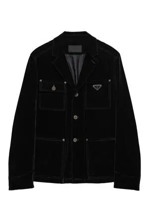 PRADA Prada Velvet Denim Blouson