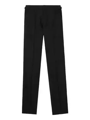 Burberry Pleated Tailored Trousers - Black