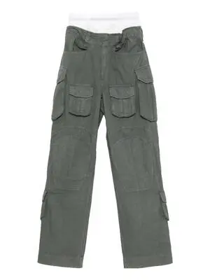 Alexander Wang Logo Waistband Cargo Pants - Gray