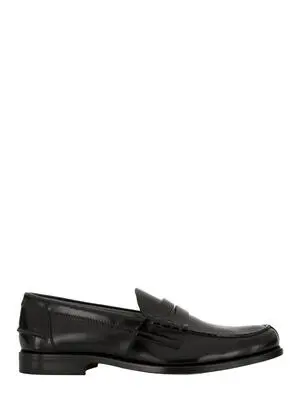 TOD'S Round Toe Loafer - Black