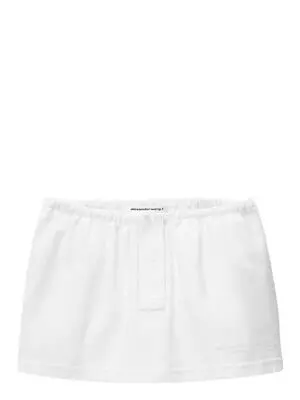 ALEXANDER WANG Alexander Wang Elasticated Waistband Buttoned Skirt