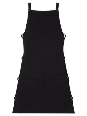 COURREGES Multi-strap Mini Dress - Black