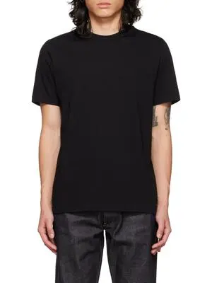 JIL SANDER Crewneck Short-sleeved T-shirt - Black