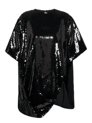 Valentino Garavani Embellished Sequin Crewneck T-shirt - Black