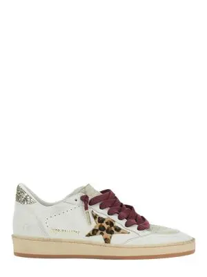 GOLDEN GOOSE Lace-up Sneakers With Perforated Details - Multicolor