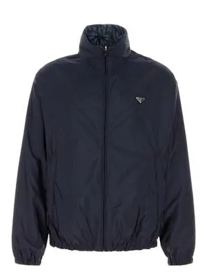 Prada Zip-up Reversible Jacket - Navy Blue