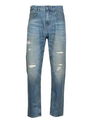 Hugo Boss Distressed Jeans - Blue