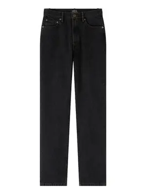 A.P.C. A.P.C. Molly Straight-Leg Jeans In Stone Wash Black