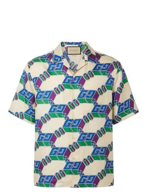 Gucci Gucci 3D GG Print Shirt Nude