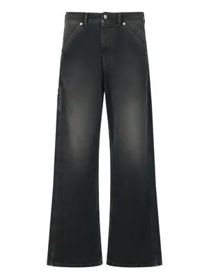 Marni Wide-leg Relaxed Fit Jeans - Black