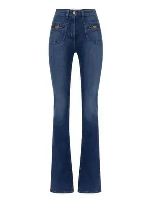 Elisabetta Franchi With Jewel Logo Detail - Blue