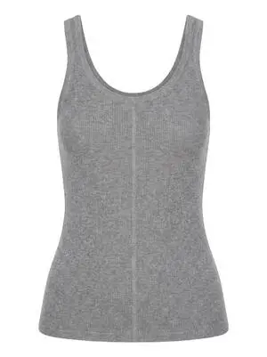 LISA YANG Meng Ribbed Tank Top - Gray