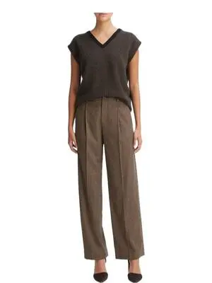 VINCE Vince Pleated Wool Trousers