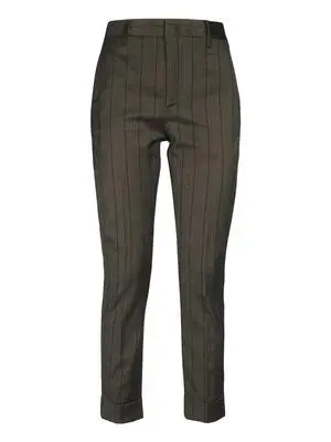 DONDUP Skinny Cropped Trousers - Black