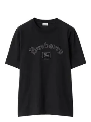 BURBERRY Burberry Gothic Logo Crewneck T-Shirt