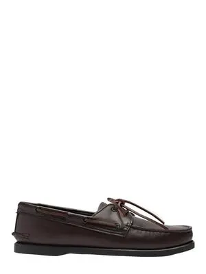 SCAROSSO Vittorio Interwoven-designed Loafers - Brown