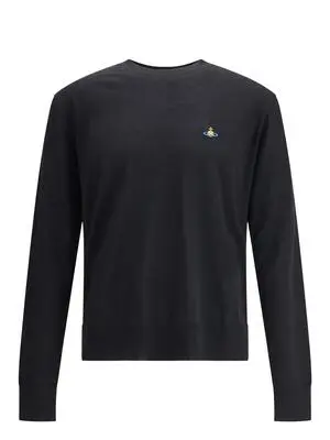 VIVIENNE WESTWOOD Alex Crewneck Jumper - Black