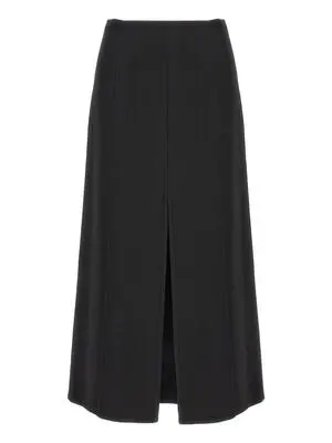 Ermanno Scervino A-line Midi Skirt - Black