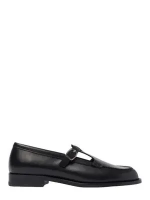 SCAROSSO Edna Buckle Fastened Flat - Black