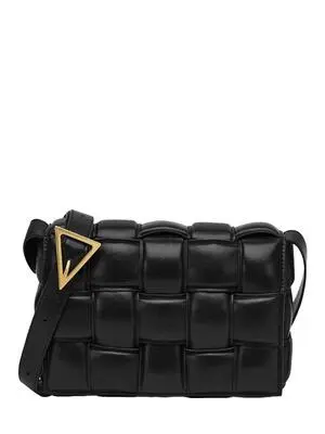 Bottega Veneta Bottega Veneta Padded Cassette Shoulder Bag Black