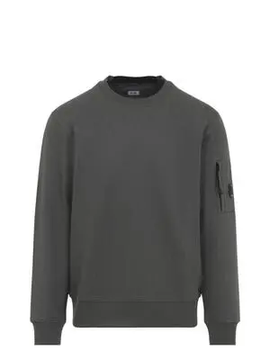 C.P. COMPANY C.P. Company Lens Detailed Crewneck Sweatshirt Black