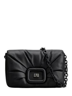 ROGER VIVIER Viv' Choc Shoulder Bag - Black