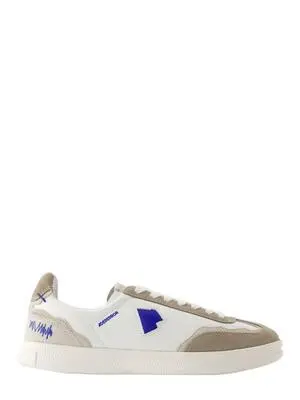 ADER ERROR Suede-trimmed Lace-up Sneakers - White