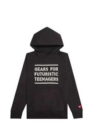 HUMAN MADE Hooded Sweater With Graphic Print - Black