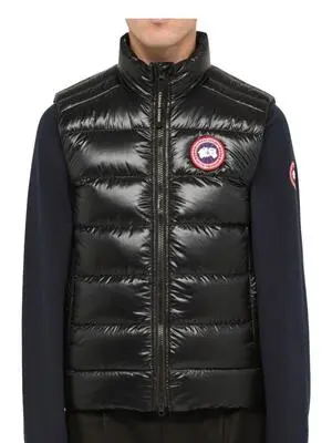 Canada Goose Logo Down Vest - Black