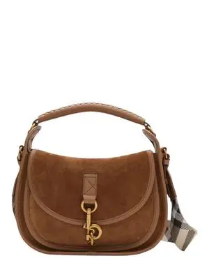 Burberry Small B-clip Messenger Bag - Hazel-brown